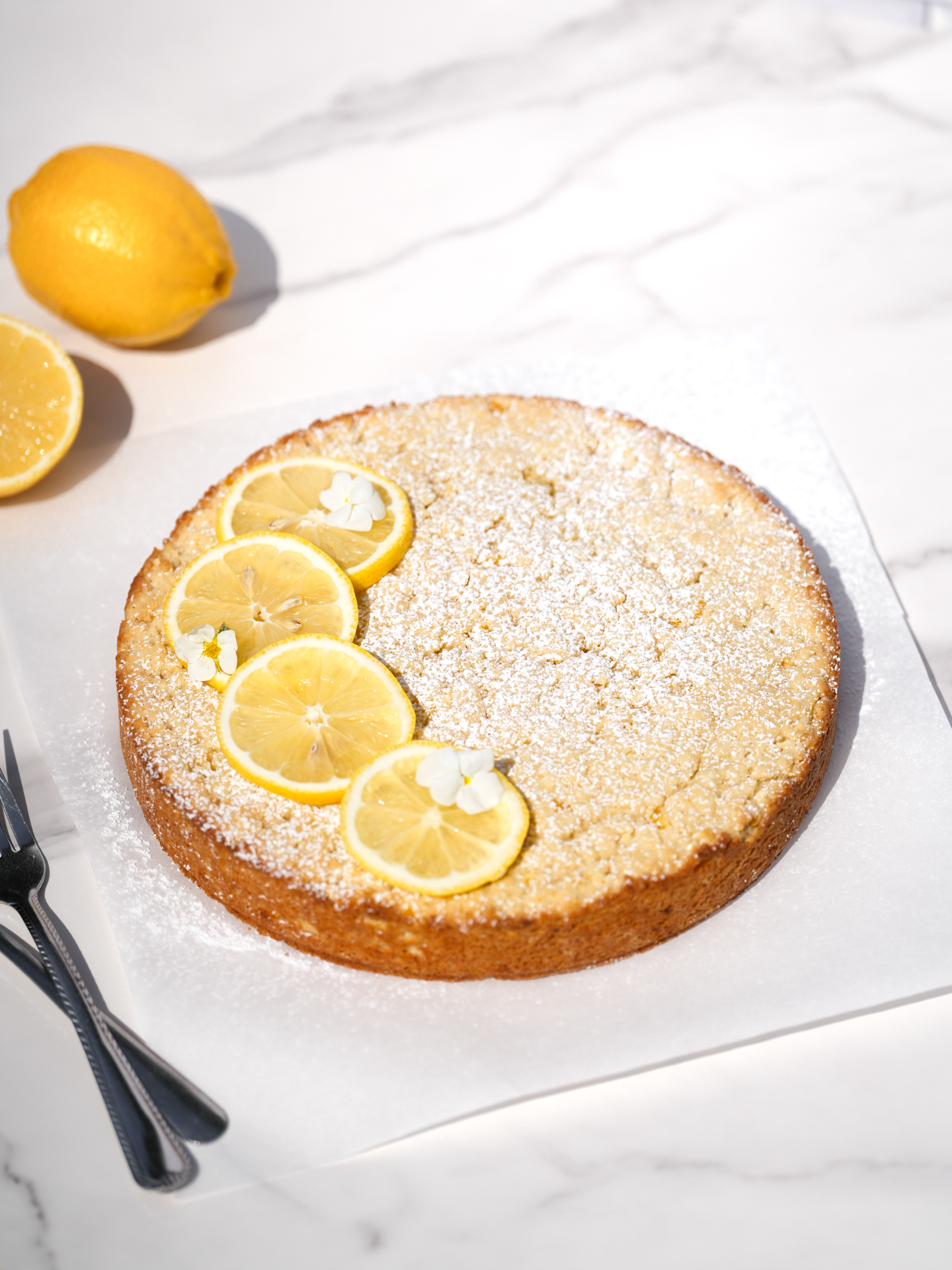 Gâteau au citron entier parfait pour l'heure du thé - Avoine Cuisine
